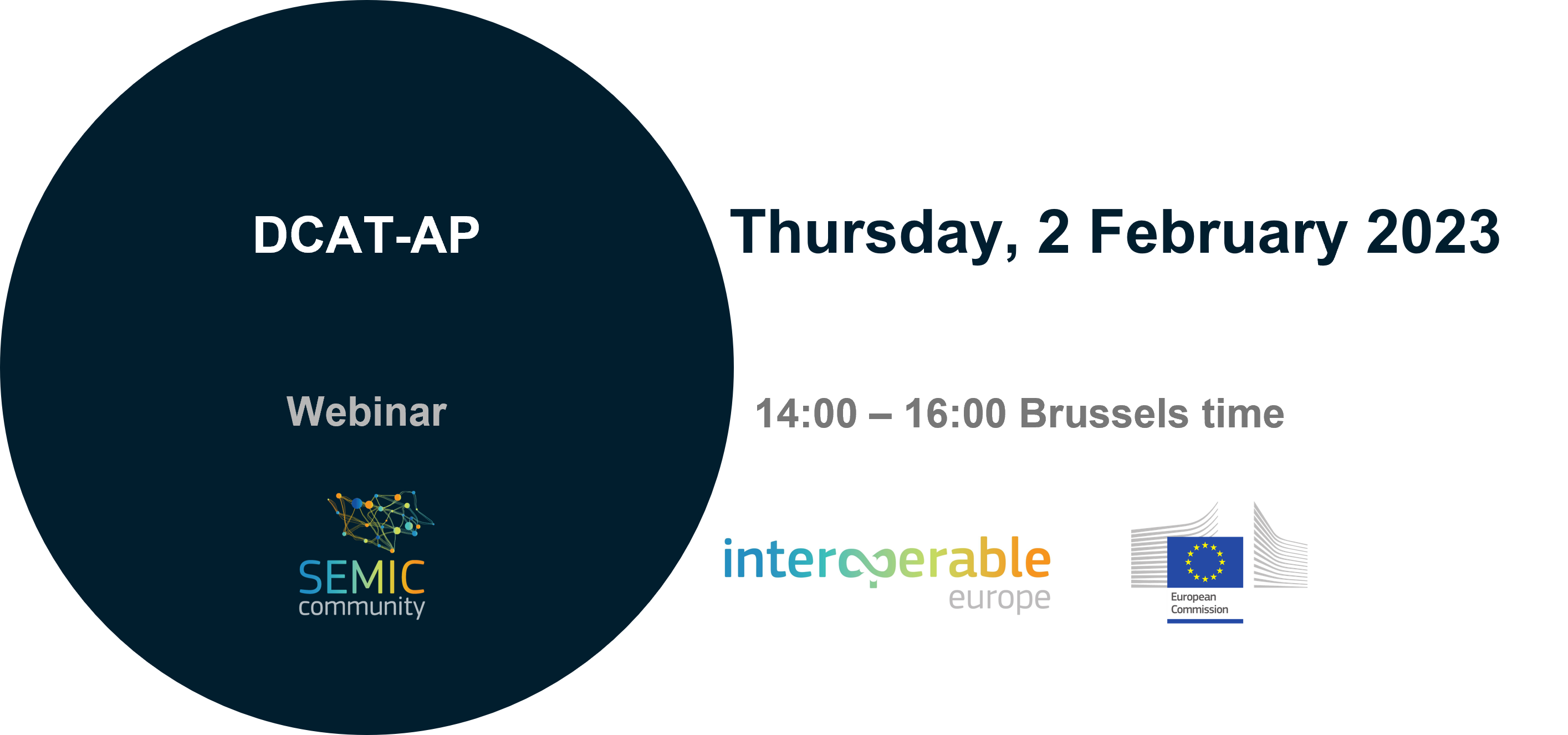 Webinar on DCAT-AP | Interoperable Europe Portal Webinar on DCAT-AP | Interoperable Europe Portal